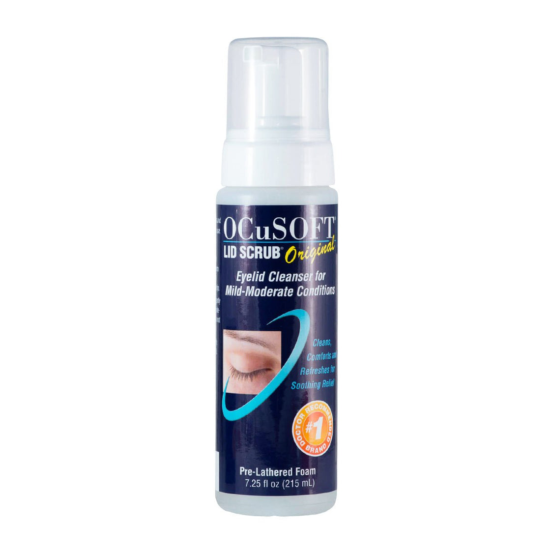 Ocusoft Lid Scrub Original Foaming Eyelid Cleanser 7.2 oz – Dryeye Rescue