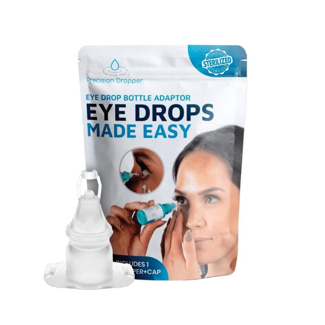Precision Dropper Eye Drop Assist Device – Mess-Free Eyedrop – Compati ...