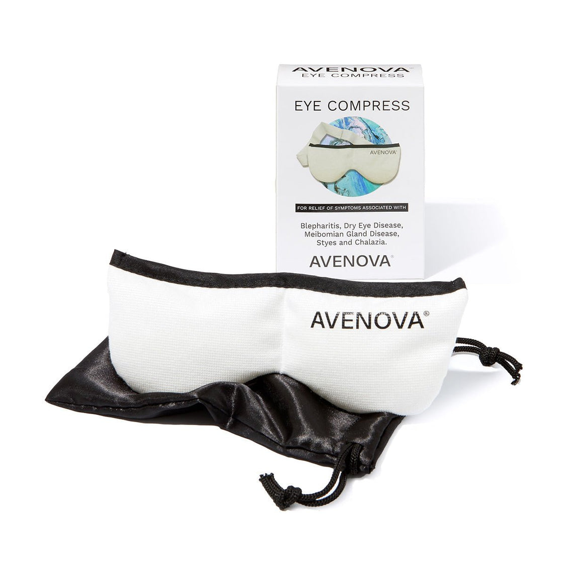 Avenova Microwavable Heat Eye Compress Mask for Relief – Dryeye Rescue