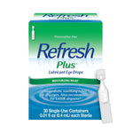 Refresh Plus Lubricant Preservative Free Eye Drops (30 Vials) – Dryeye ...