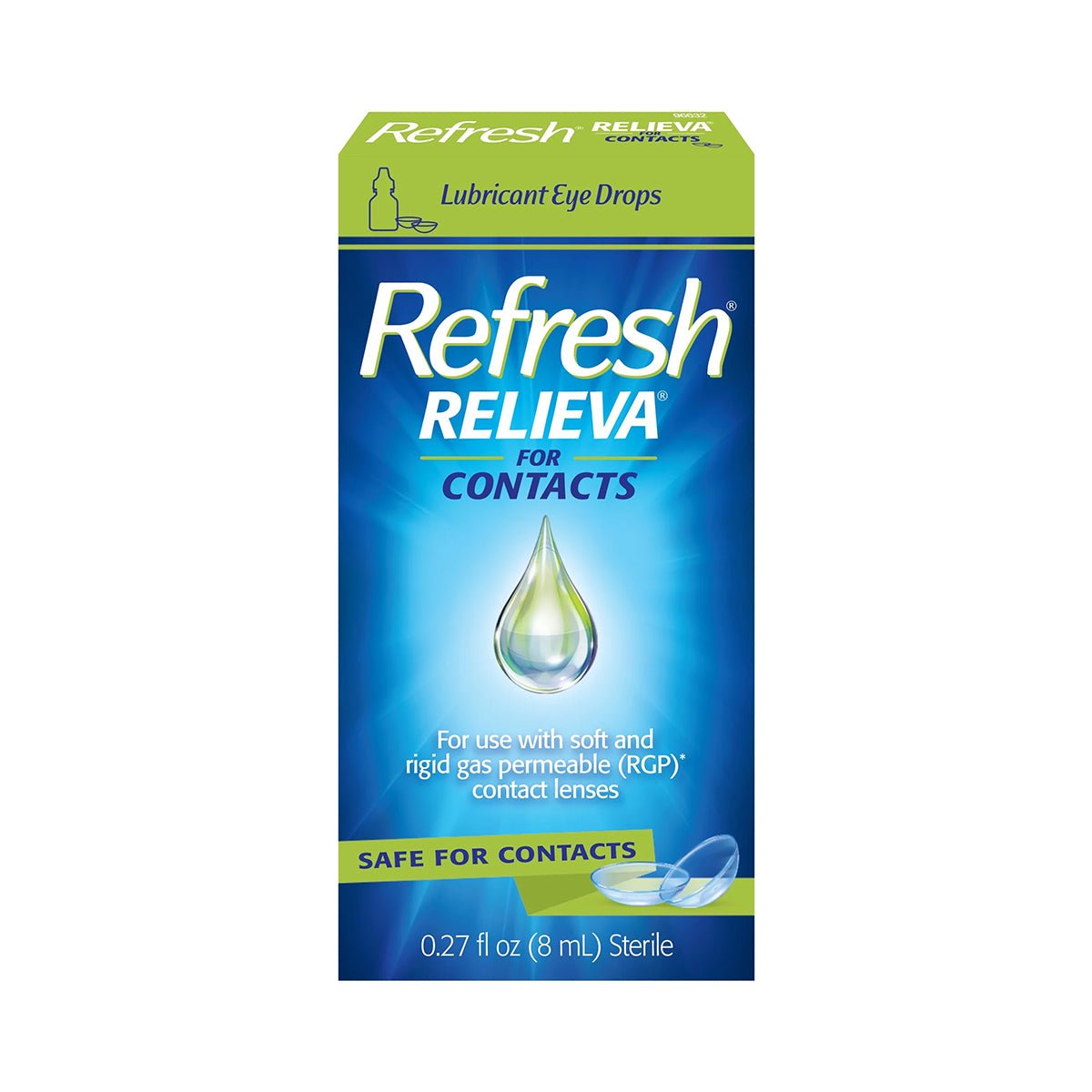 Refresh Relieva for Contacts – Lubricant Eye Drops 8mL – Dryeye Rescue