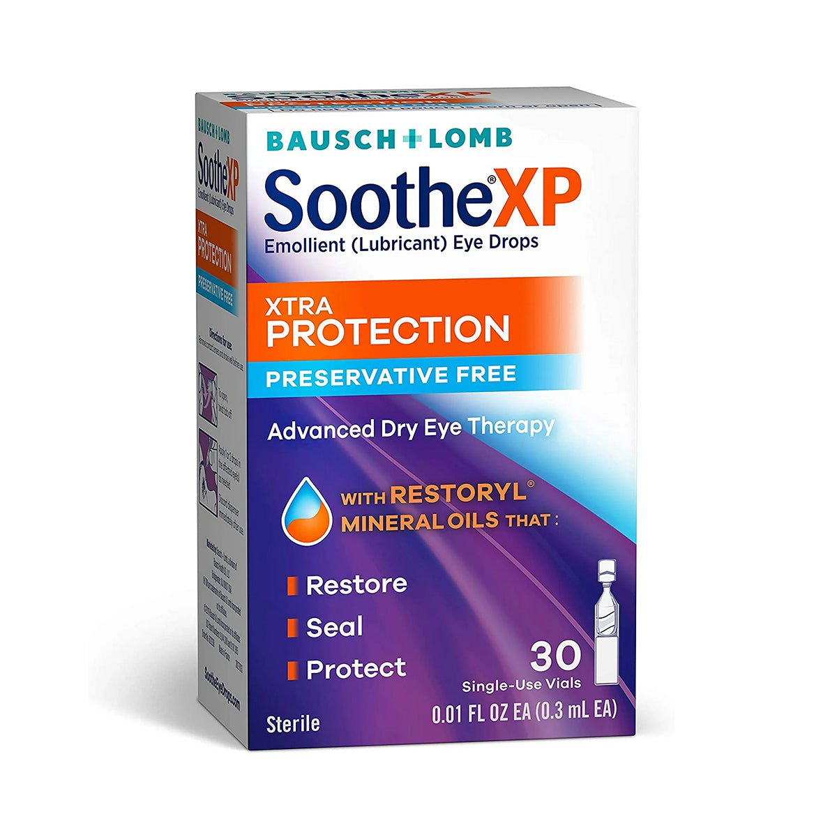 Bausch & Lomb Soothe XP Eye Drops, Xtra Protection Formula – Dryeye Rescue
