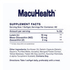 MacuHealth Eye Vitamins - Triple Carotenoid Formula (90 Softgels ...