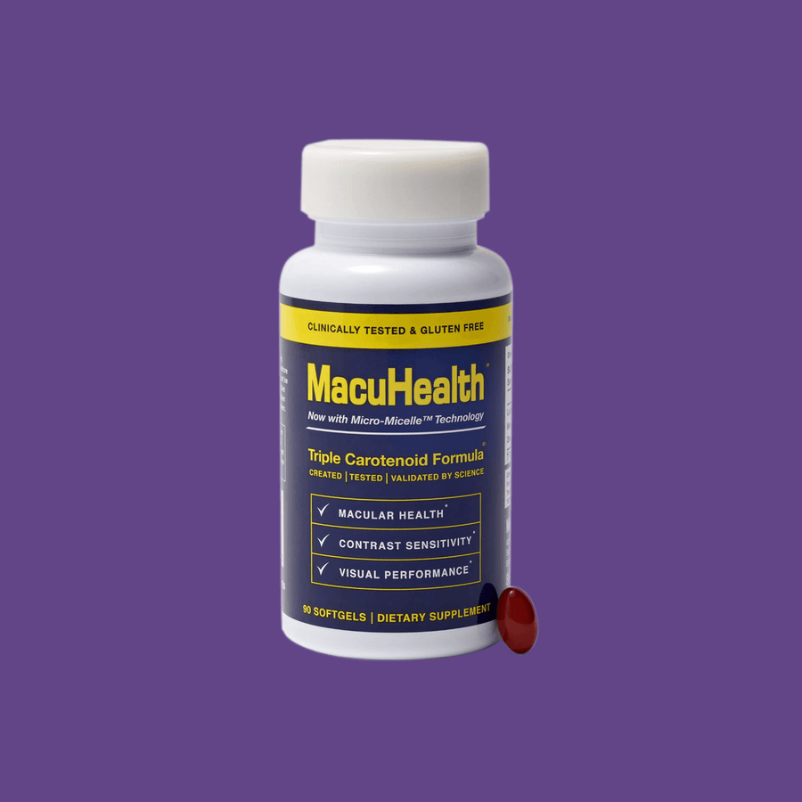MacuHealth Triple Carotenoid Formula for Adults - Eye Vitamins for AMD